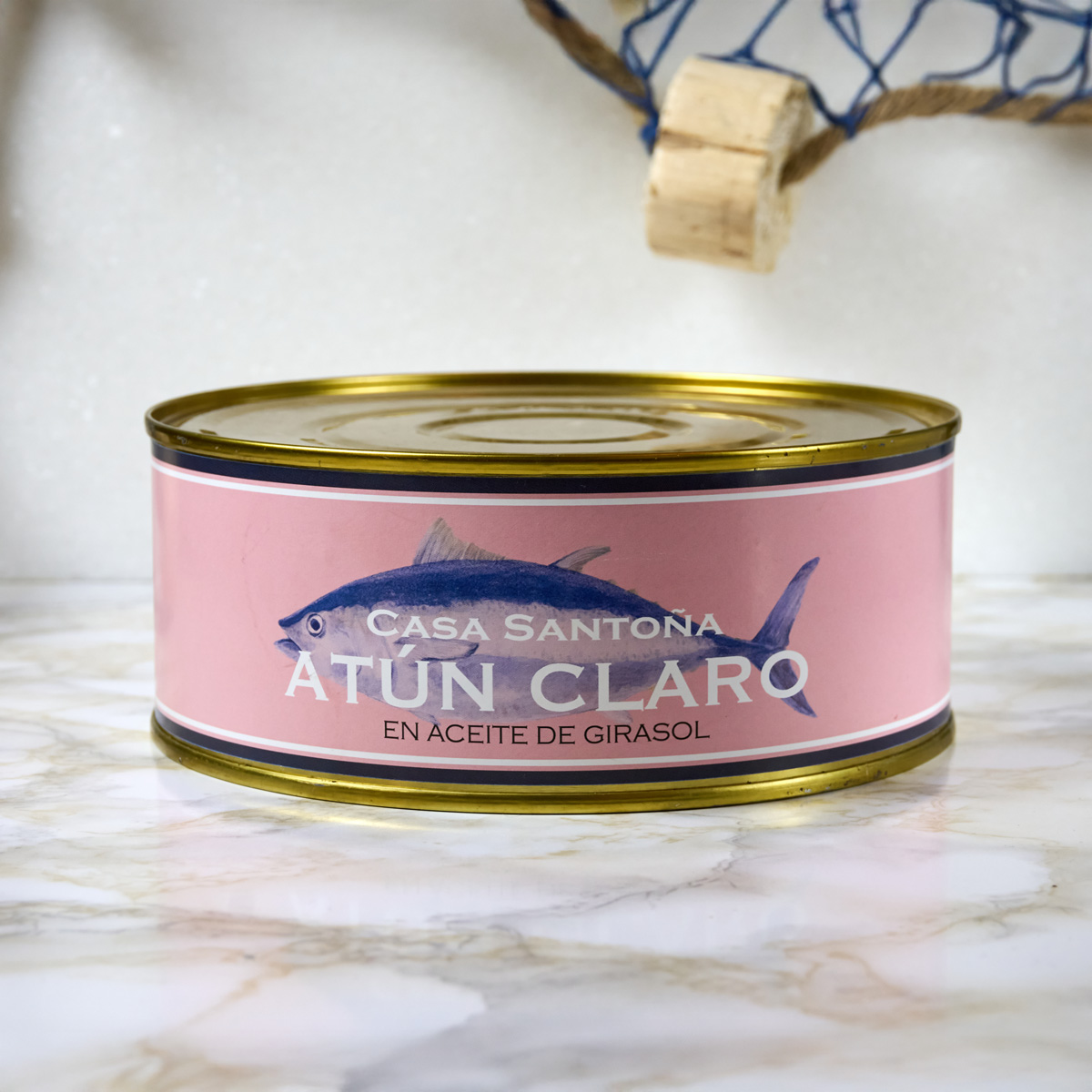 Atún claro en aceite de girasol - Lata - Casa Santoña